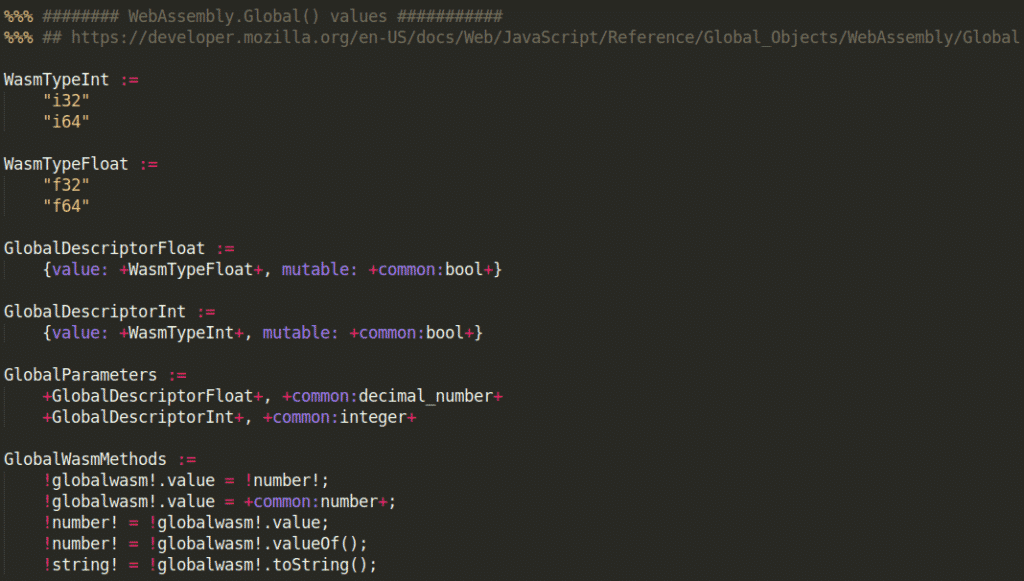 Fuzzing JavaScript WebAssembly APIs Of V8 With Dharma/Domato